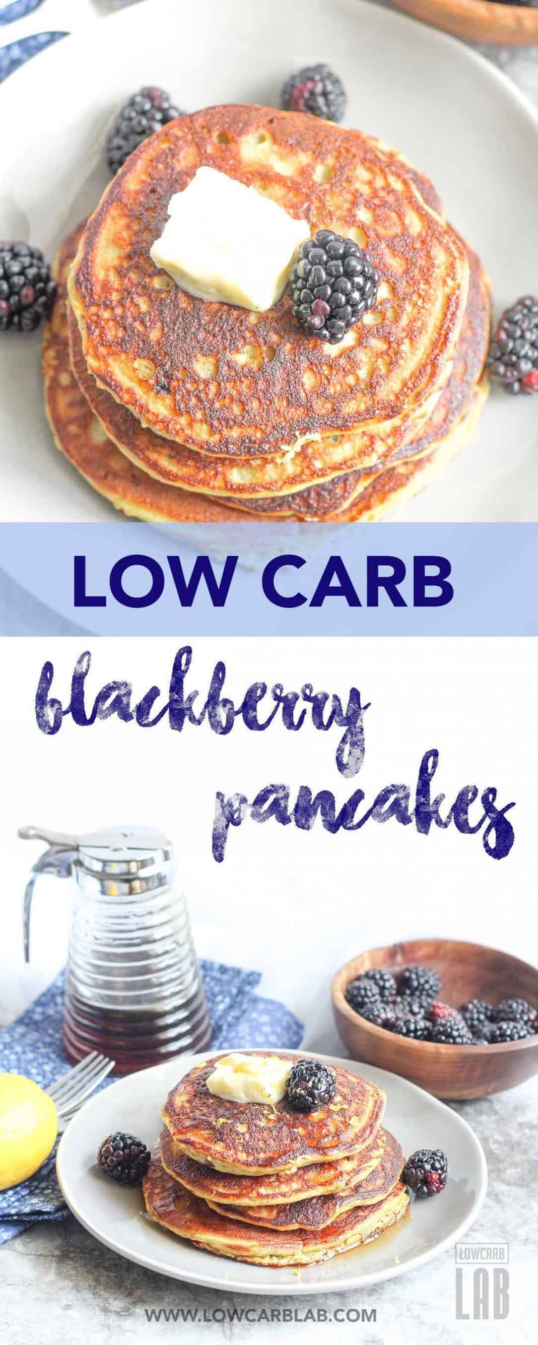 Low-Carb Blackberry Fruit Pancake Recipe – Low Carb LAB